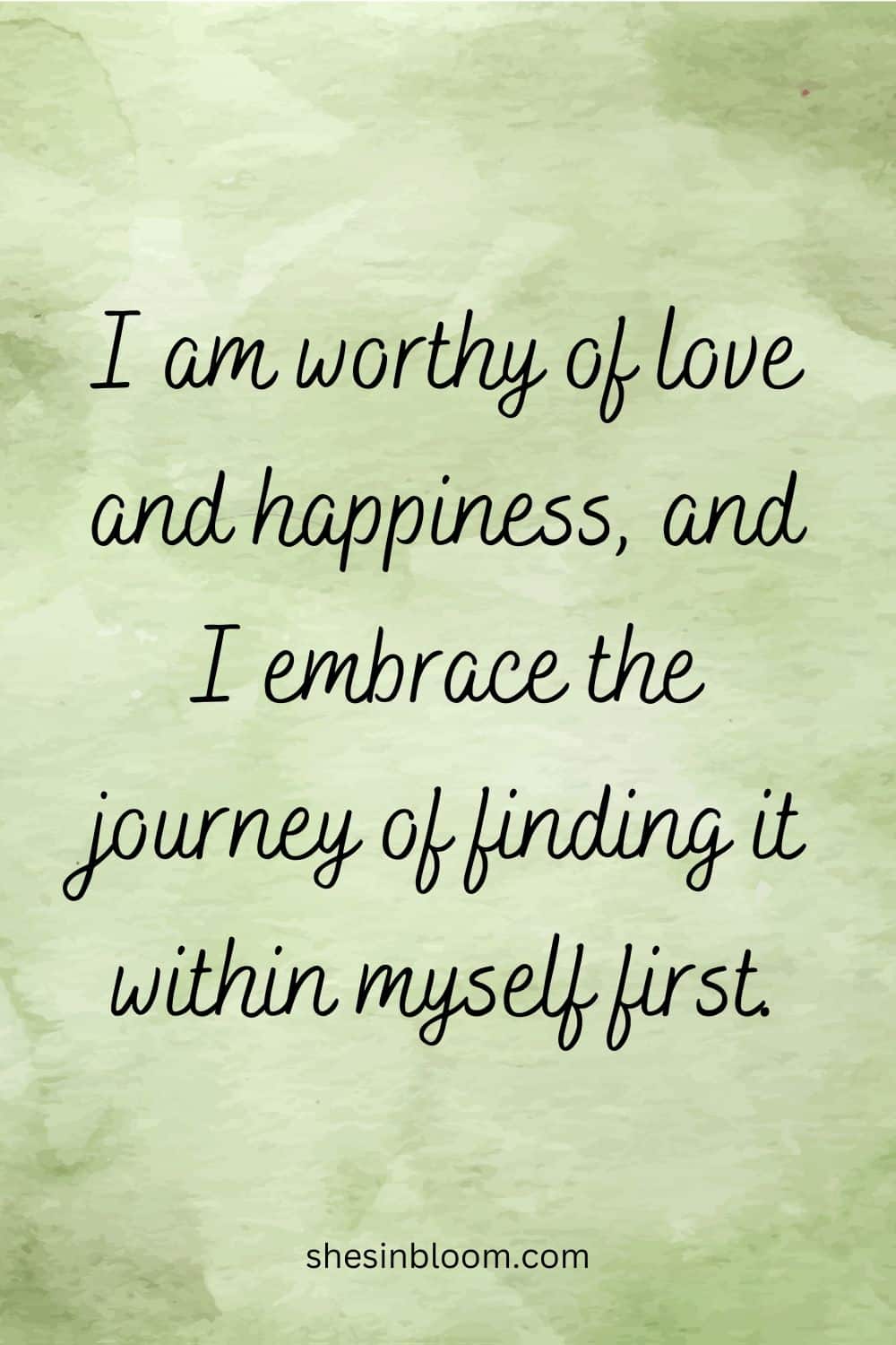 75 Affirmations for Breakups - She's In Bloom